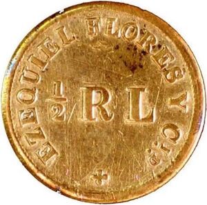 Token: Ezequiel Flores y Cía - La Raya (Costa Rica(Boletos de Café de ...