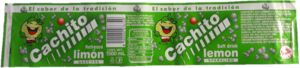 Drink Label: Cachito Soft Drink lemon Sparkling (Envasado por Los ...