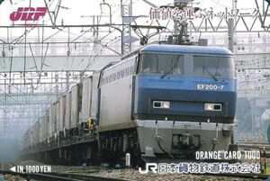 Transport Ticket: JR Freight - Electric Locomotive EF 200-7 (Japan Thematic, Japan(Trains ...