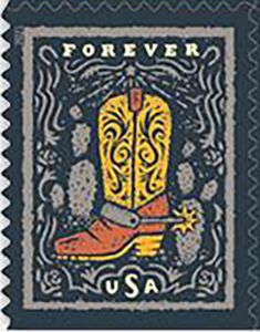 Stamp: Cowboy Boot (United States of America(Western Wear (2021)) Mi:US ...