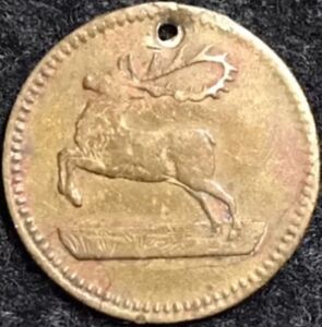 Token: Deer and Monkey (Costa Rica(Boletos genéricos o "machotes") Col ...