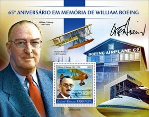Stamp: William Boeing (1881-1956) (Guinea-Bissau(William Boeing (2021)) Yt:GW BF1746