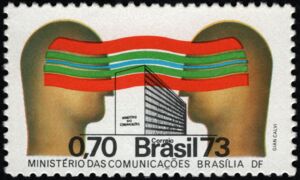 Stamp: Communication (Brazil(Telecommunication) Mi:BR 1365,Sn:BR 1281 ...