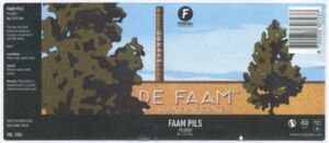 Drink Label: Faam Pils (Brouwerij Frontaal, NetherlandsCol:NL-BEER-023940