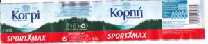 Drink Label: Korpi Sport Max (Nestle Ελλάς Α.Ε, GreeceCol:GR-WATER-000817