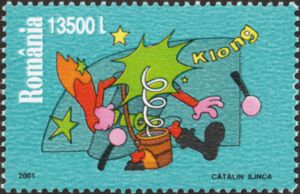 Stamp: The Enchanted Drum (Romania(Romanian Comics - How the Fox Wakes ...