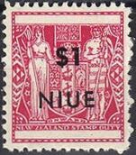 Stamp: Coat of Arms (Niue(Arms of New Zealand) Sn:NU 118a,Yt:NU 104a,Sg ...