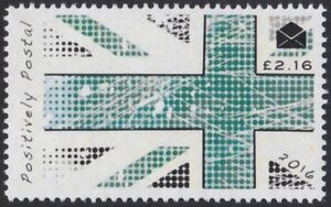 Stamp: Union Jack design (Cinderellas(United Kingdom : Positively ...