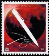 Stamp: Letter writing (United Kingdom: Cinderella Stamps(Positively ...
