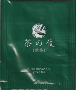 Tea Bag: CHA no WAZA green tea (LET'S CO.LTD, JapanCol:TB-JP-1731 🍵