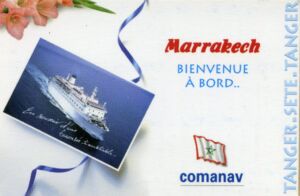 Pocket Calendar: Marrakech (Morocco(Ships) Col:MA-2000-Ship-001