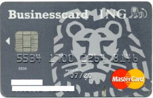 Bank Card: Businesscard ING (ING Bank, NetherlandsCol:NL-MC-0035