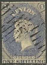 Stamp: Queen Victoria (1819-1901) (Ceylon(Stamps of Ceylon) Mi:LK 10y ...