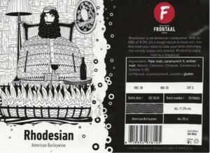 Drink Label: Rhodesian Frontaal (Brouwerij Frontaal, NetherlandsCol:NL ...