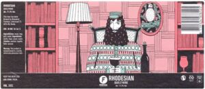 Drink Label: Rhodesian Frontaal (Brouwerij Frontaal, NetherlandsCol:NL ...