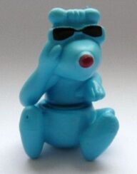 Meal Toy: Blue Kangaroo with sunglasses (Kinder Surprise, Europe ...