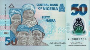 Banknote: 50 Naira (Nigeria(2009-2022 Polymer Issue) Wor:P-40j