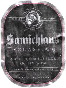 Drink Label: Imported Samichlaus Classic (Brauerei Schloss Eggenberg ...