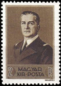Stamp: Admiral Miklós Horthy (1868-1957) regent (Hungary(Miklós Horthy ...