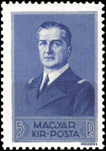 Stamp: Admiral Miklós Horthy (1868-1957) regent (Hungary(Miklós Horthy ...