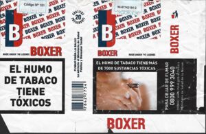 Cigarette Pack: Boxer (ArgentinaCol:AR-CT-0198