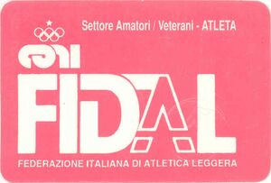 Functional Card: FIDAL - Settore Amatori/Veterani - ATLETA (Sport Clubs ...