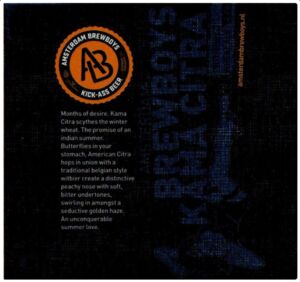 Drink Label: Karma Citra (Amsterdam Brewboys, NetherlandsCol:NL-BEER-024139