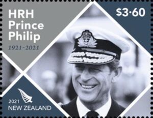 Stamp: Prince Philip, Duke of Edinburgh, Memorial Issue (New Zealand ...