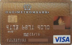 Bank Card: Metcombank Gold (Metkombank, RussiaCol:RU-VI-2174