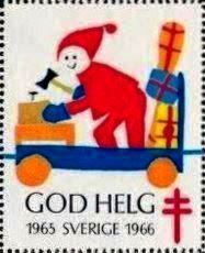 Stamp: God Helg (Sweden: Cinderella Stamps(Tuberculosis Charity) Col:SE ...