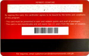 Functional Card: Robinsons Rewards (Shops - Malls, Philippines ...