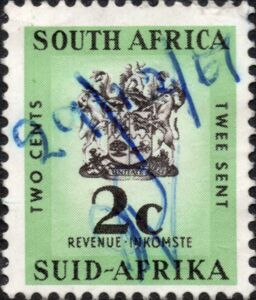 Stamp: Coat of arms of the Republic of South Africa (South Africa ...