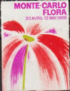 Stamp: Monte Carlo Flora (Monaco: Cinderella StampsCol:MC 1968-1