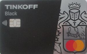 Bank Card: TINKOFF Black (Tinkoff Credit Systems, RussiaCol:RU-MC-2148.08