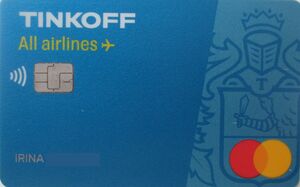 Bank Card: TINKOFF All Airlines (Tinkoff Credit Systems, RussiaCol:RU ...