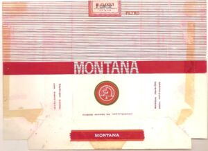 Cigarette Pack: Montana (ArgentinaCol:AR-CT-3364