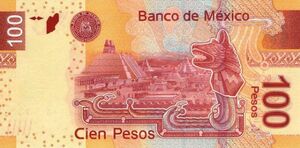 Banknote: 100 Pesos (Mexico(2004-2022 Issue) Wor:P-124h.3