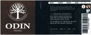 Drink Label: Odin Tripel (Doornsche Bierbrouwerij, NetherlandsCol:NL ...