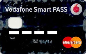 Bank Card: Codafone Smart PASS (CartaSi, ItalyCol:IT-MC-0099