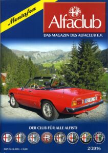 Magazine: Alfa Romeo Spider Fastback (Germany, Federal RepublicCol:DE ...