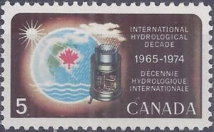 Stamp: International Hydrological Decade (CanadaSn:CA 481i,Sg:CA 623a