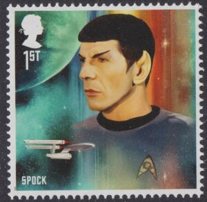 Stamp: Spock (United Kingdom of Great Britain & Northern Ireland(Star ...
