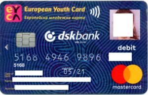 Bank Card: Dsk Bank Mastercard European Youth Card - 03/19 (DSK Bank ...