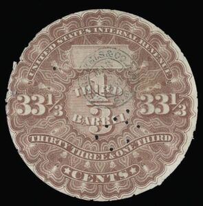 Stamp: Beer - Numeral (United States of America: Revenue Stamps(Beer ...