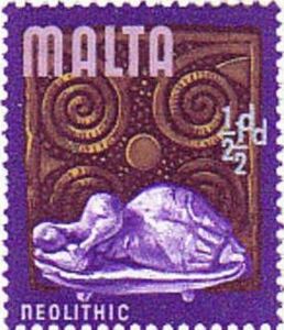 Stamp: Neolithic Era (Malta(Definitives 1965-1977: History of Malta) Mi ...