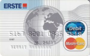 Bank Card: MasterCard Debit (ERSTE Bank, UkraineCol:UA-MC-0267.03