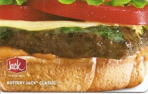 Gift Card: Buttery Jack Classic - Logo Left (Jack in The Box, United ...