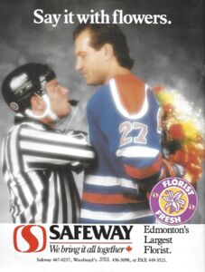 Magazine: Oilers vs Flyers (CanadaCol:CA OAM-1990