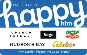 Gift Card: Happy Him (HappyCards, Canada(HappyCards) Col:CA-HappyCard-001