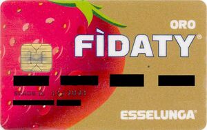 Functional Card: Fidaty Oro (Shops - Supermarkets, Italy(Esselunga) Col ...